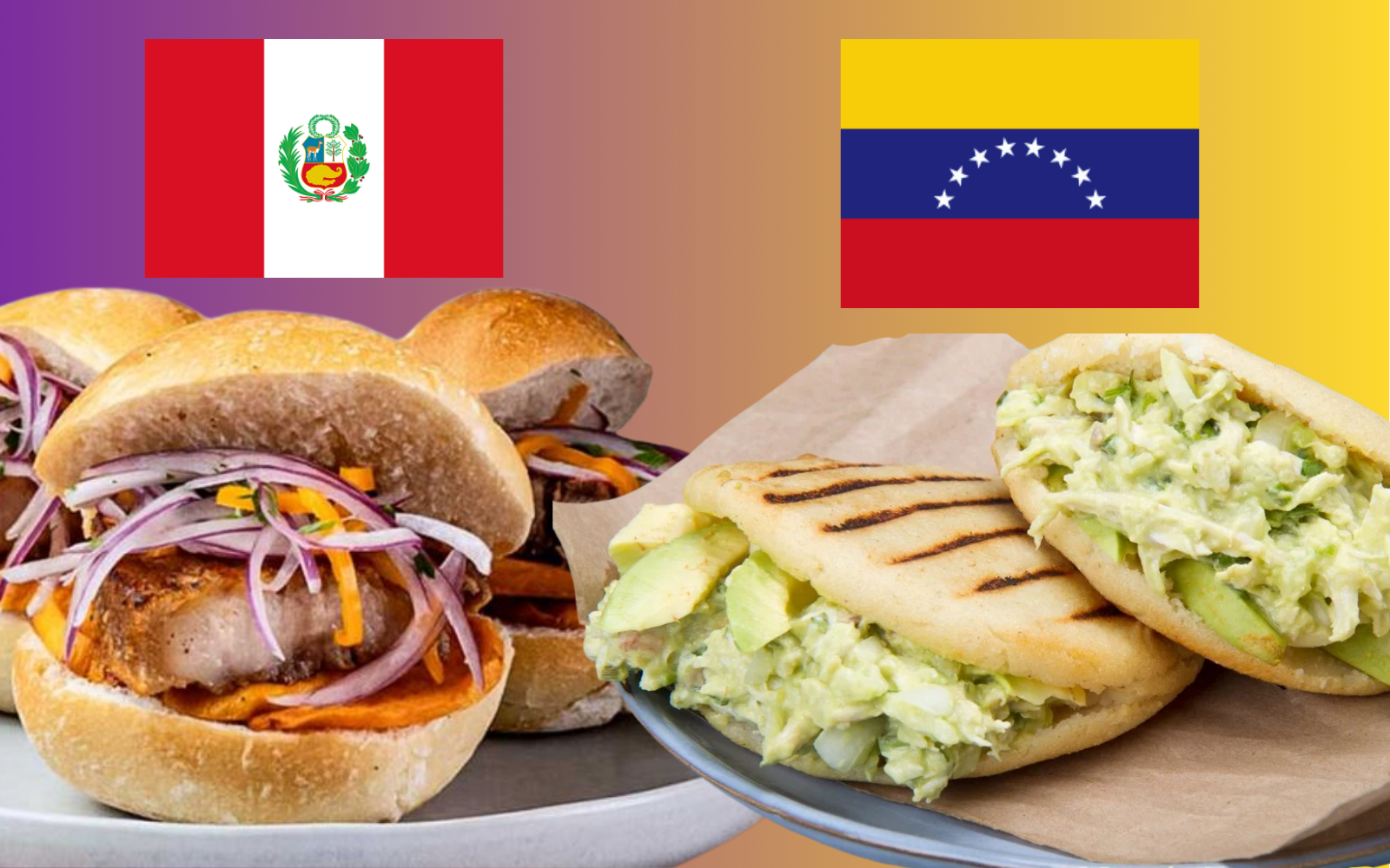 La arepa reina pepiada y el pan con chicharrón se enfrentan en la final ...
