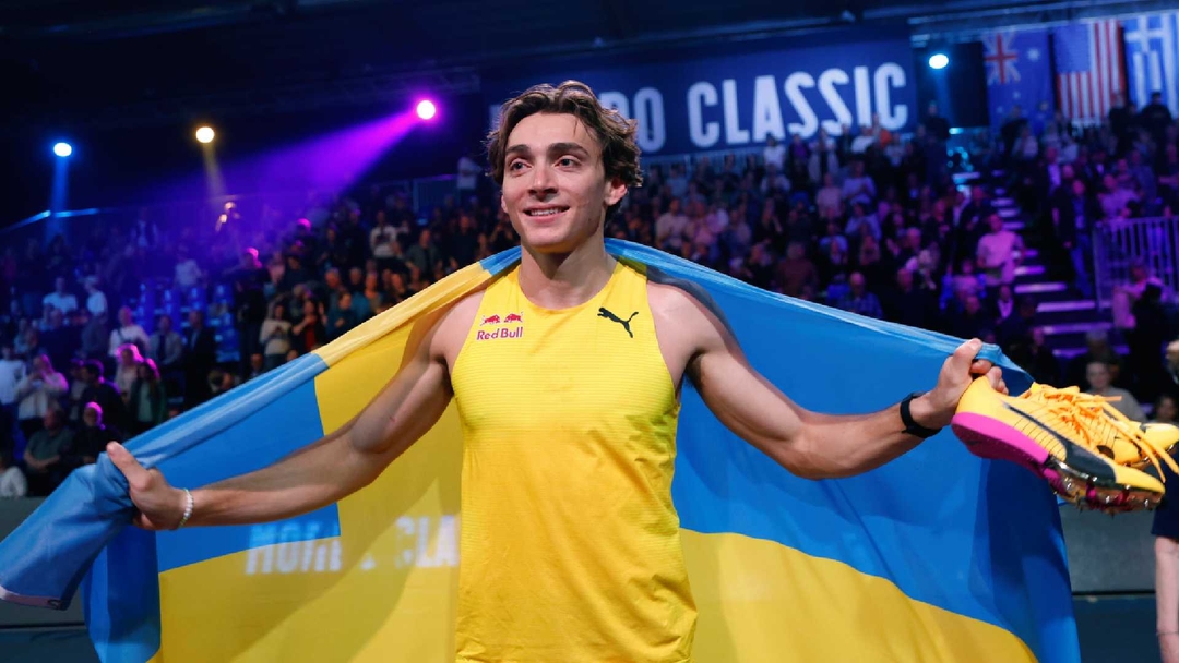 ¡Por un centímetro más! Armand Duplantis estableció nuevo récord ...